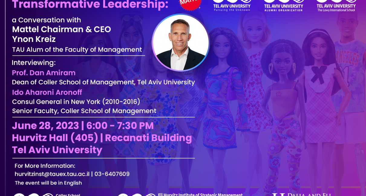 Transformative Leadership Event - Mattel Chairman and CEO Ynon Kreiz ...